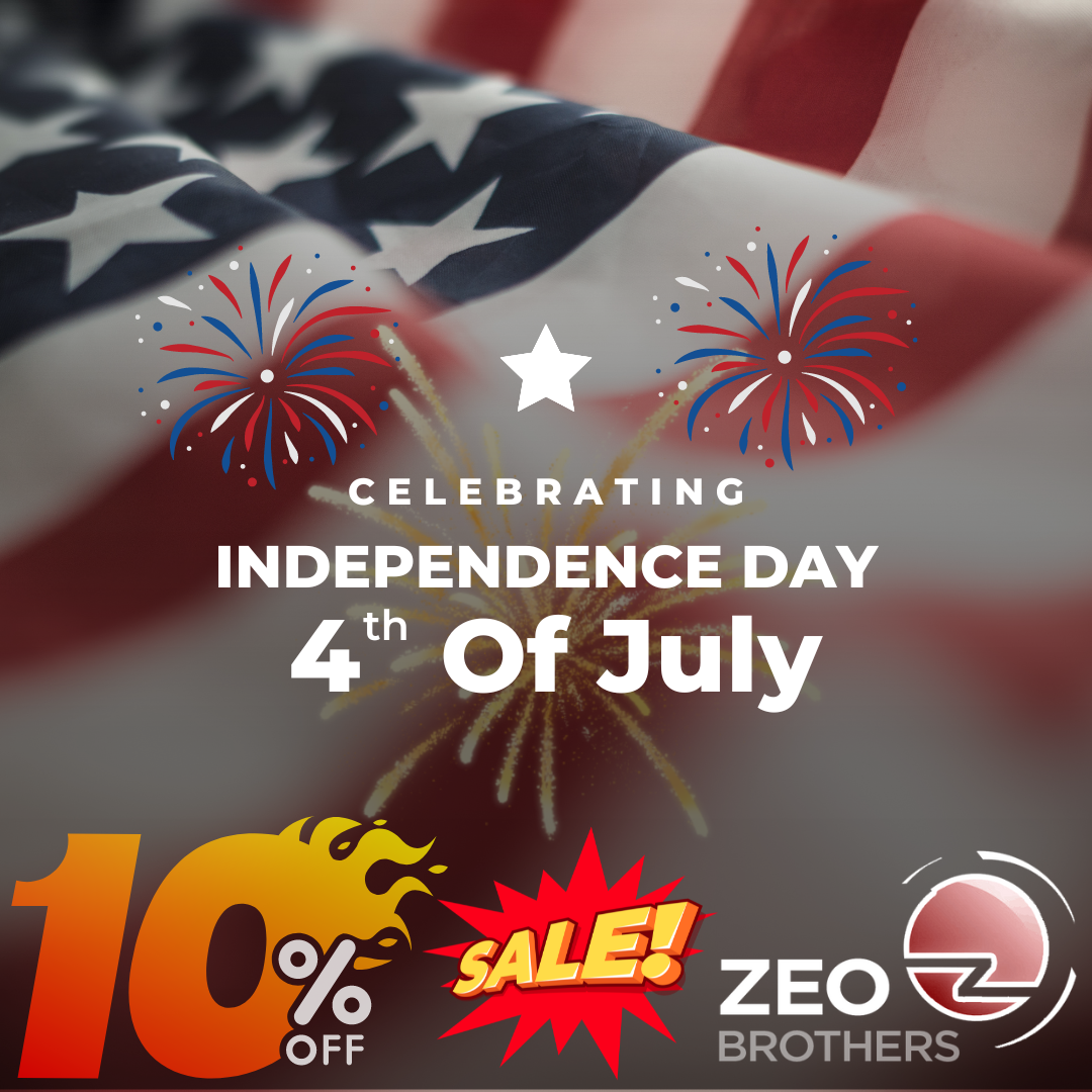 Celebrate 4th of July with Zeo Brothers! 🎆 Week-Long Sale & Special ...