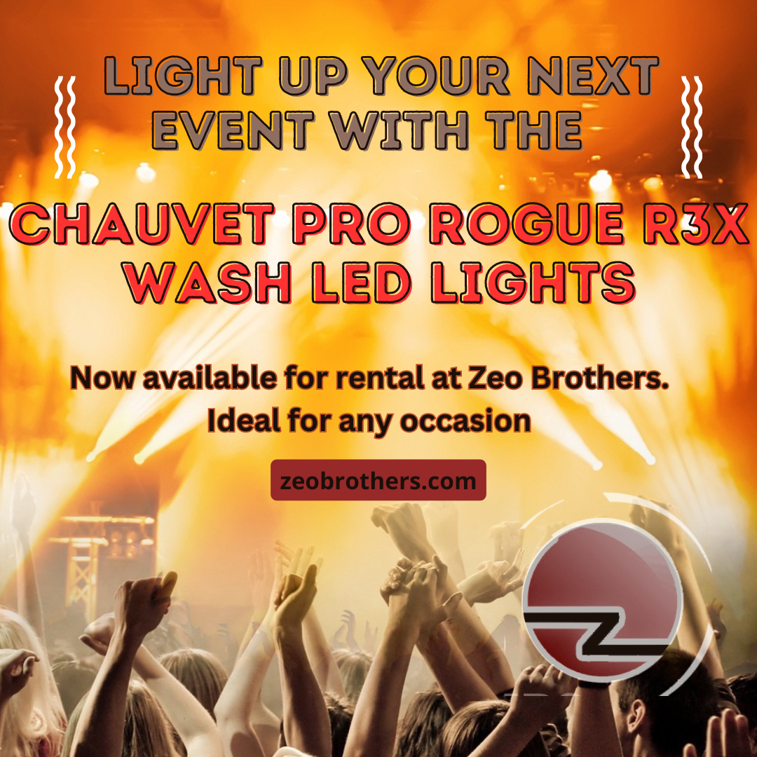 Illuminate Your Events with the Chauvet Pro Rogue R3X Wash LED Lights ...